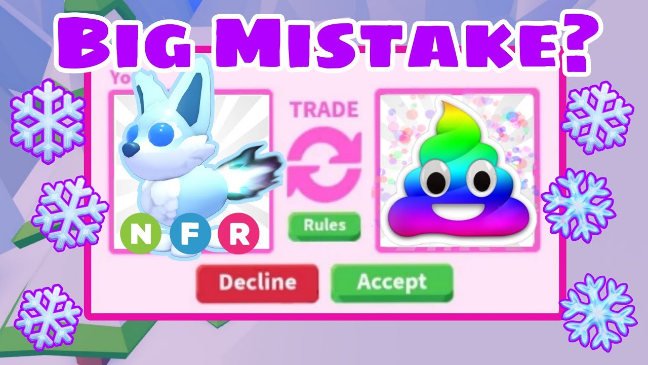 Trading The Neon Aurora Fox & Neon Frostbite Cub In Adopt Me - YouTube