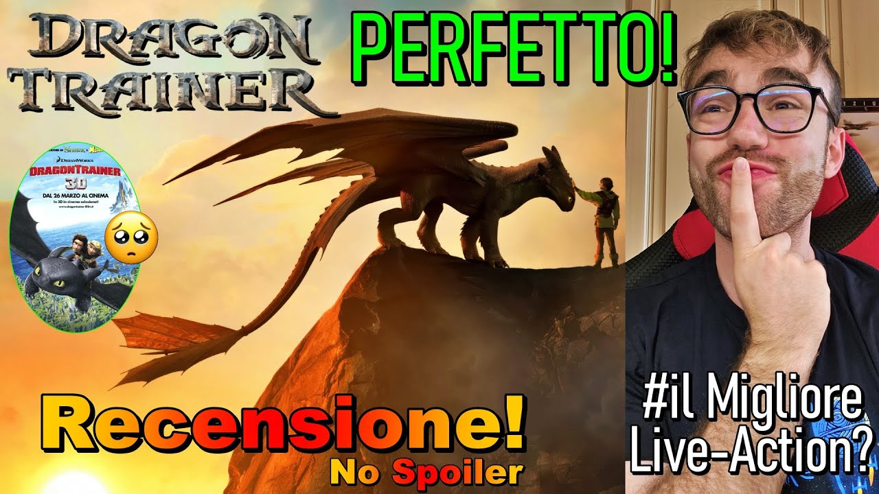 DRAGON TRAINER - RECENSIONE! No Spoiler - YouTube