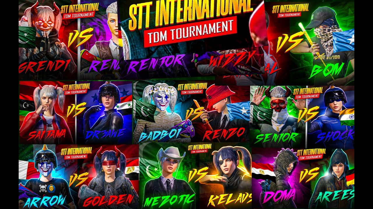 STT International TDM Tournament || World Best Players || PUBG MOBILE 🔥 #tournament #tdm #pubg ...