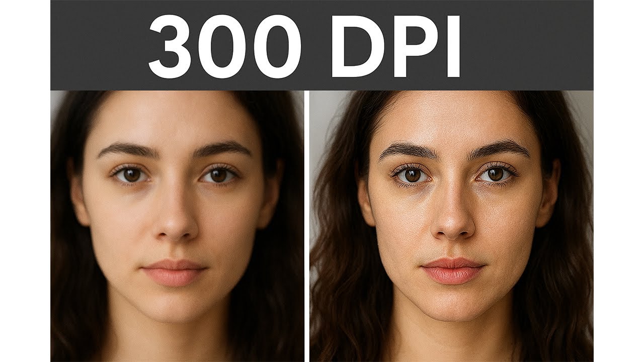 How to make an image 300 DPI in Photopea - YouTube