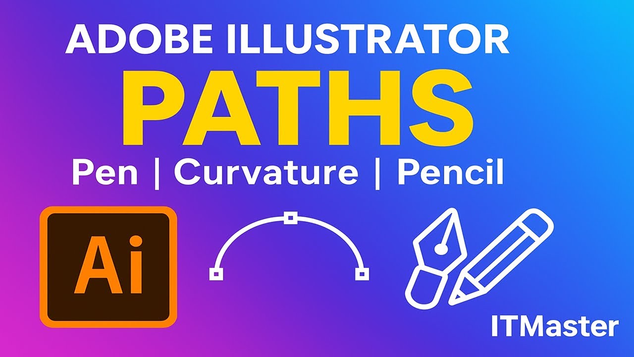 Mastering Path Creation: Pen, Curvature, and Pencil Tools - YouTube