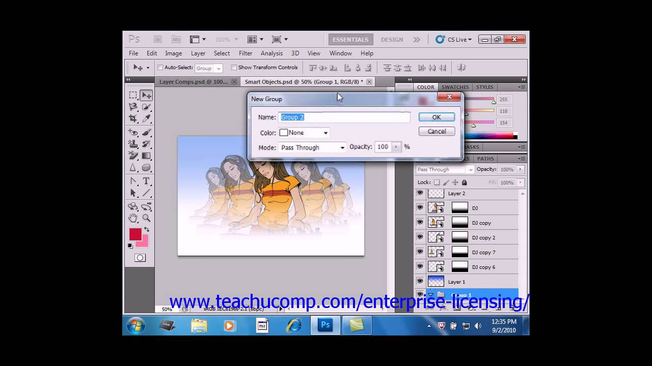 Photoshop CS6 Tutorial Creating Layers & Layer Groups/Sets Adobe ...