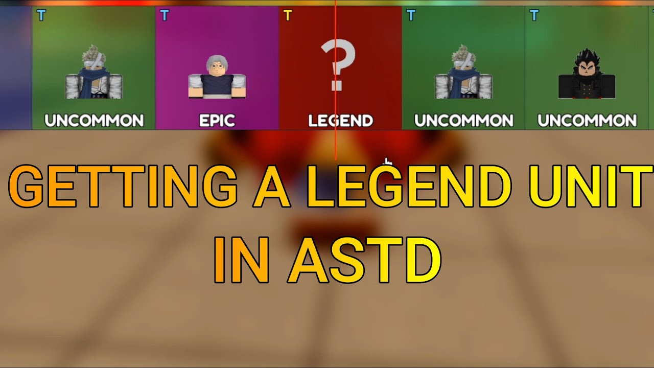 GETTING A LEGENDARY UNIT IN ASTD (Capsule+ opening) - YouTube