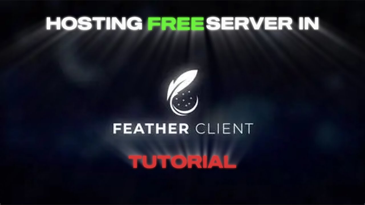 How to host free server in feather client for free ! - YouTube