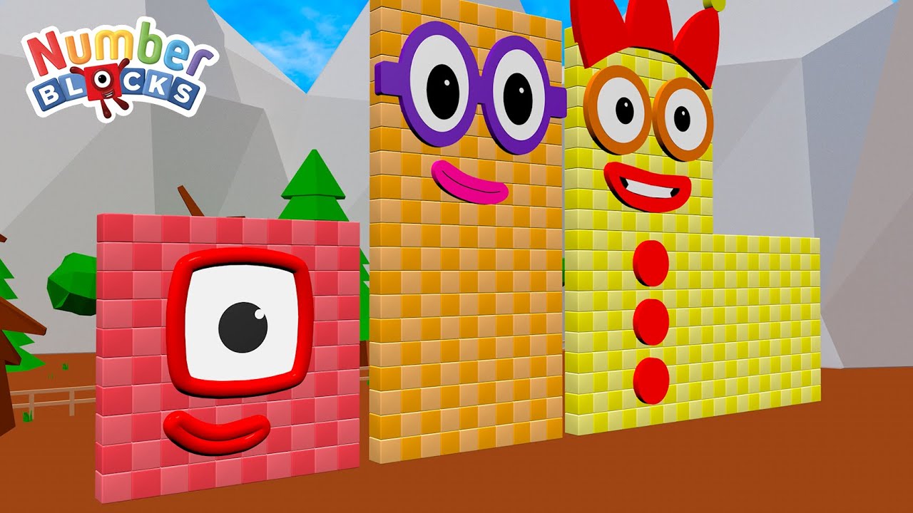 Numberblocks New Episodes 100 vs 200 vs 300 MILLION BIGGEST - Learn to ...