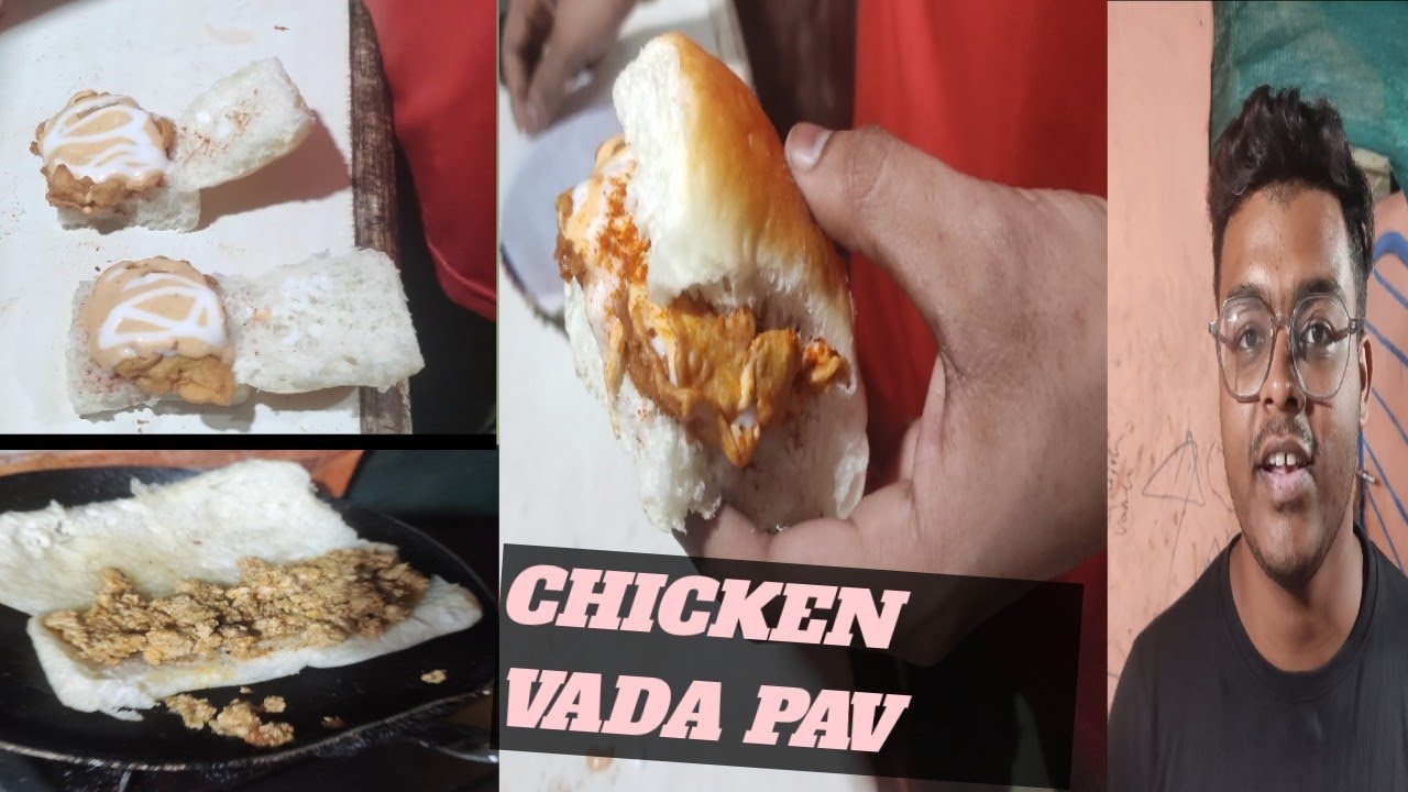 Mumbai ka CHICKEN VADA PAV| Chembur ka famous Maharashtrian katta ...