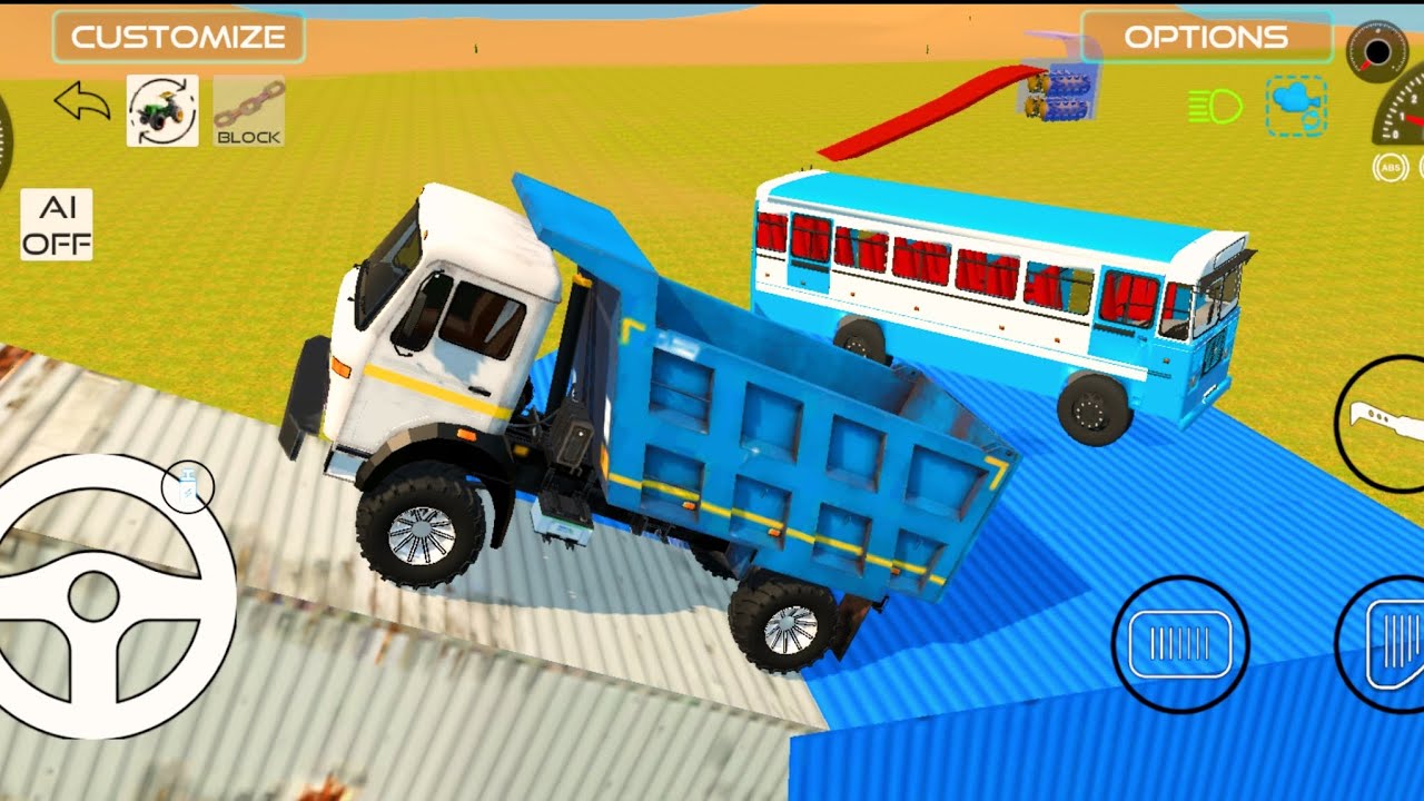 Drive big truck and big bus gadi #bus #gadi #new #3ddrivinggame # ...