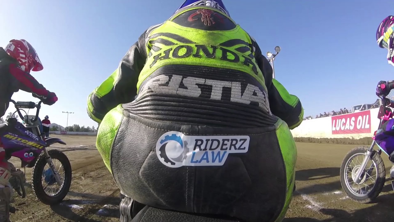 8 years old Kristian Daniel Jr Flat Track Pee Wee Racing CRF50 (88cc ...