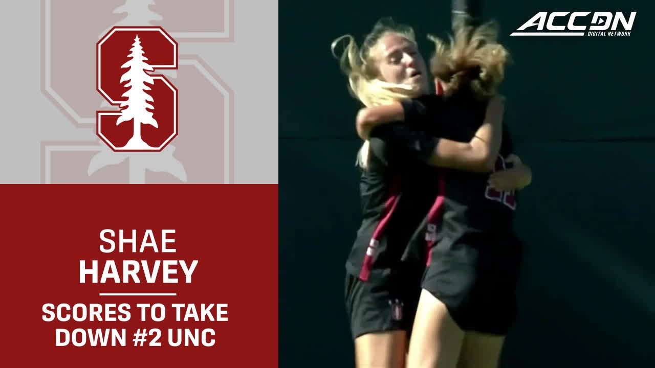 Stanford's Shae Harvey Scores To Take Down #2 UNC - YouTube