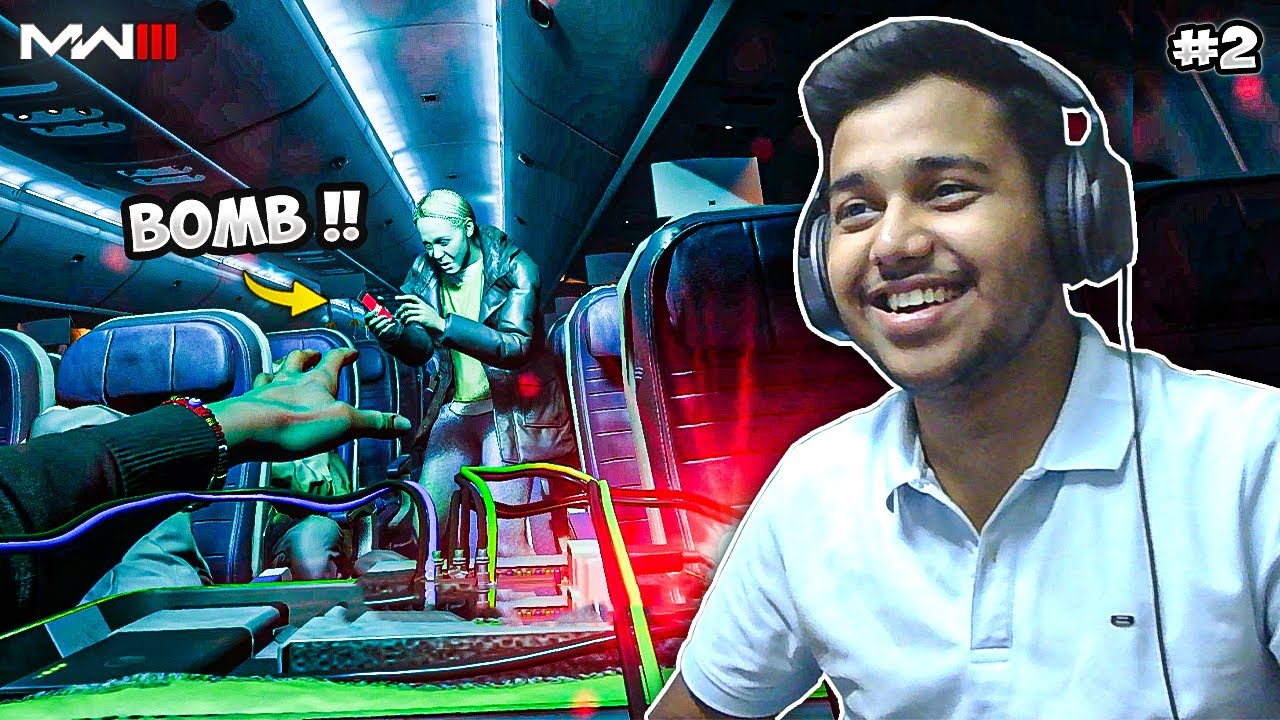 Plane Hijack Hogaya !! 😨 (COD MW3 #2) - YouTube