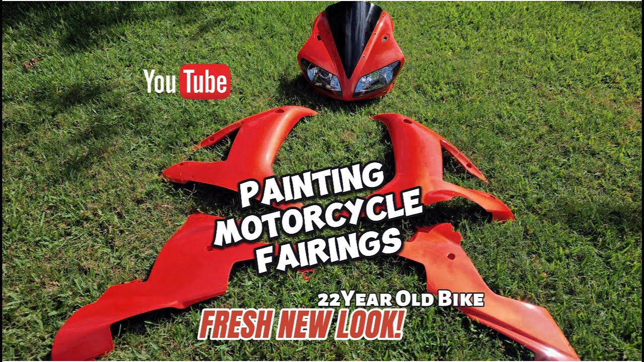 Painting 22 yr. Old Motorcycle Fairings Using An HVLP Paint Setup ...
