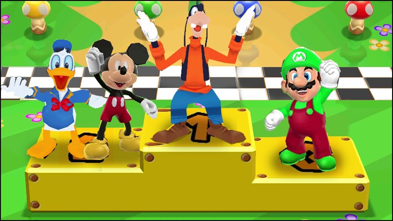 Mario Party 9 MiniGames Donald Duck Vs Goofy Vs Mickey Mouse Vs Mario ...