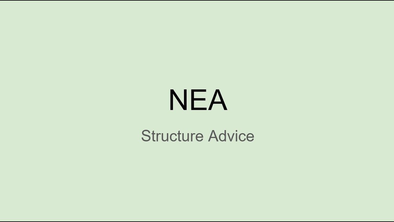 The NEA - AQA A Level Geography - YouTube