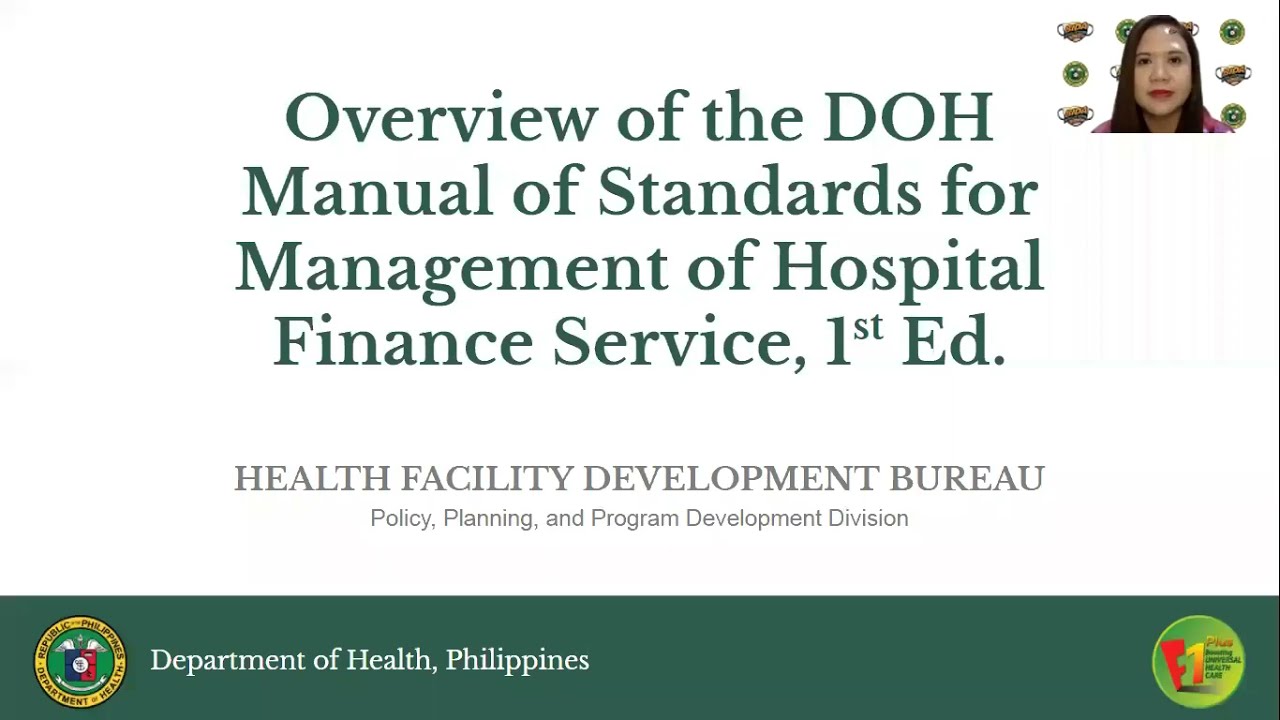 Manual of Standards for Management of Hospital Finance Service, 1st ...