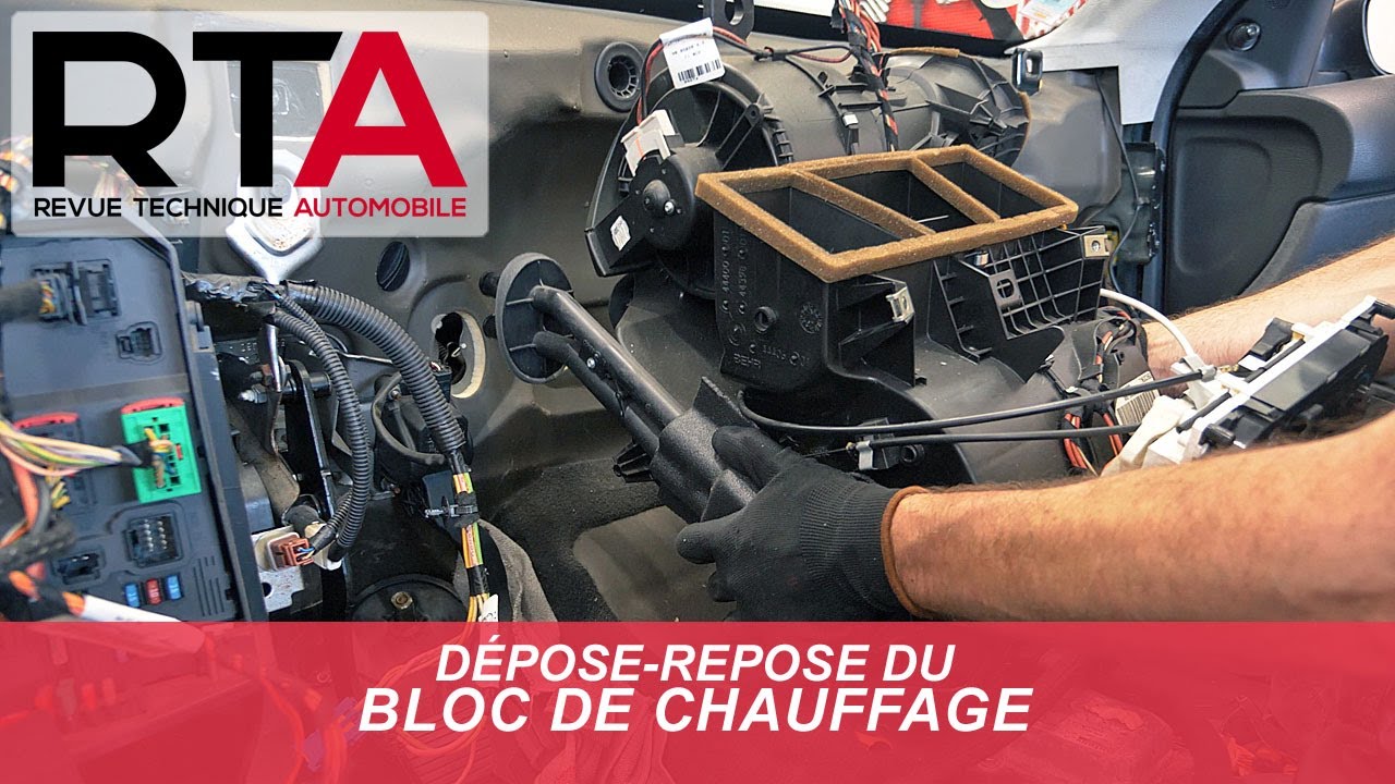 Dépose du bloc de chauffage, vous pouvez le faire ! - YouTube