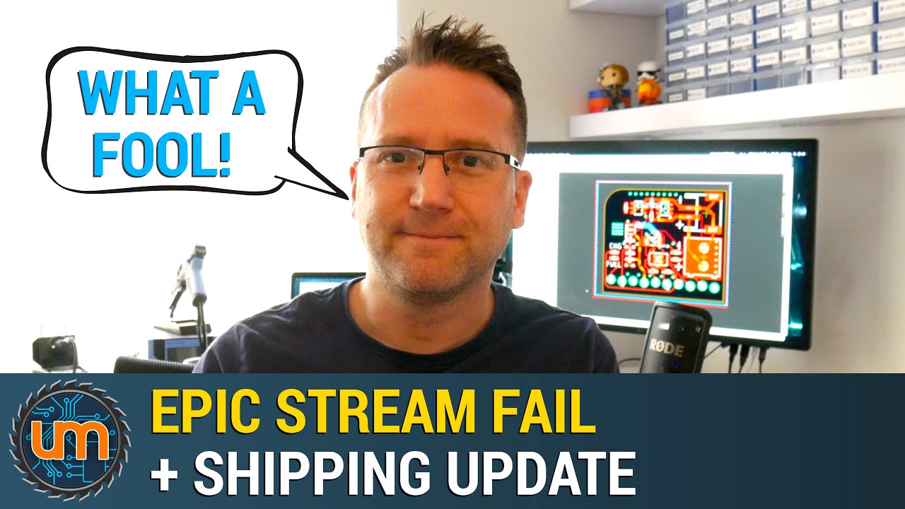 Epic Stream Fail + Shipping Update! - YouTube