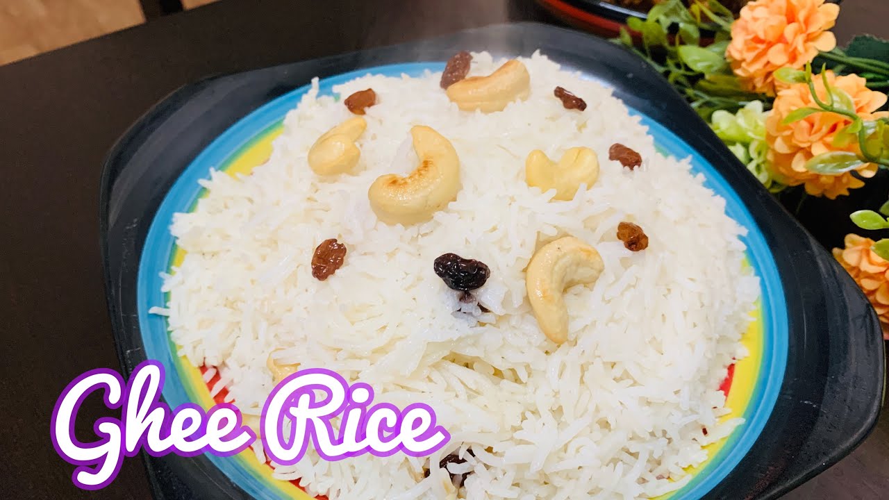 Ghee Rice Recipe |Neychoru Rice - YouTube