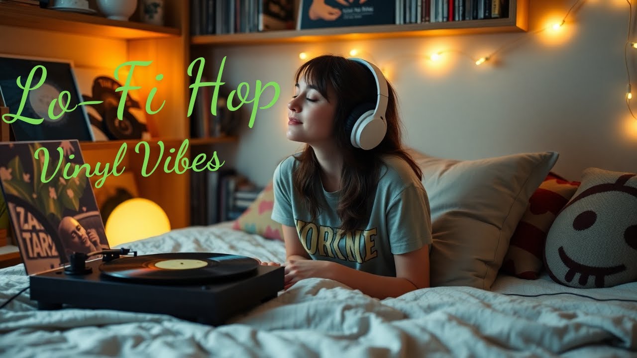 🎵 Lo-Fi Vibes in the Vinyl Room | 1 Hour Chill Beats to Relax & Study ...
