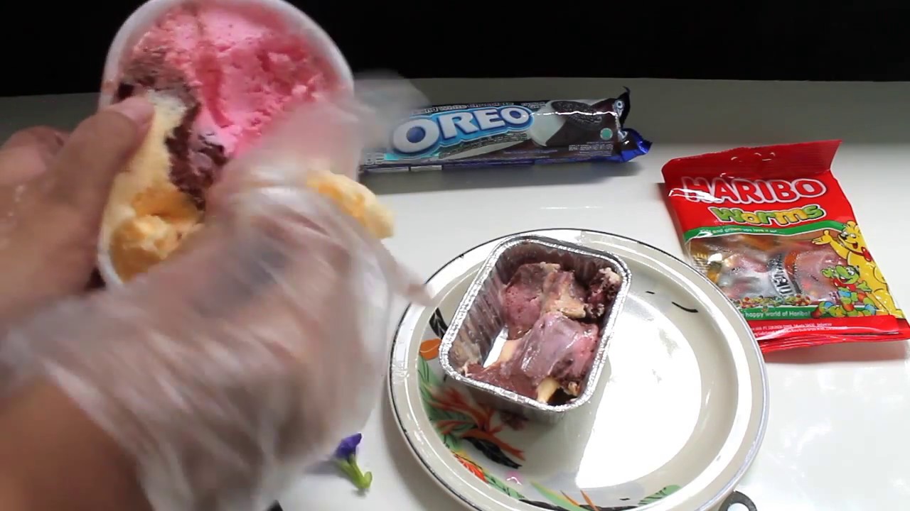 How To Make Graveyard Ice Cream,Special Halloween(Easiest Way) || Cara ...
