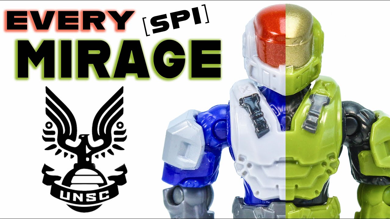 Mega Construx Halo Infinite MIRAGE (SPI) Spartan Comparison - YouTube