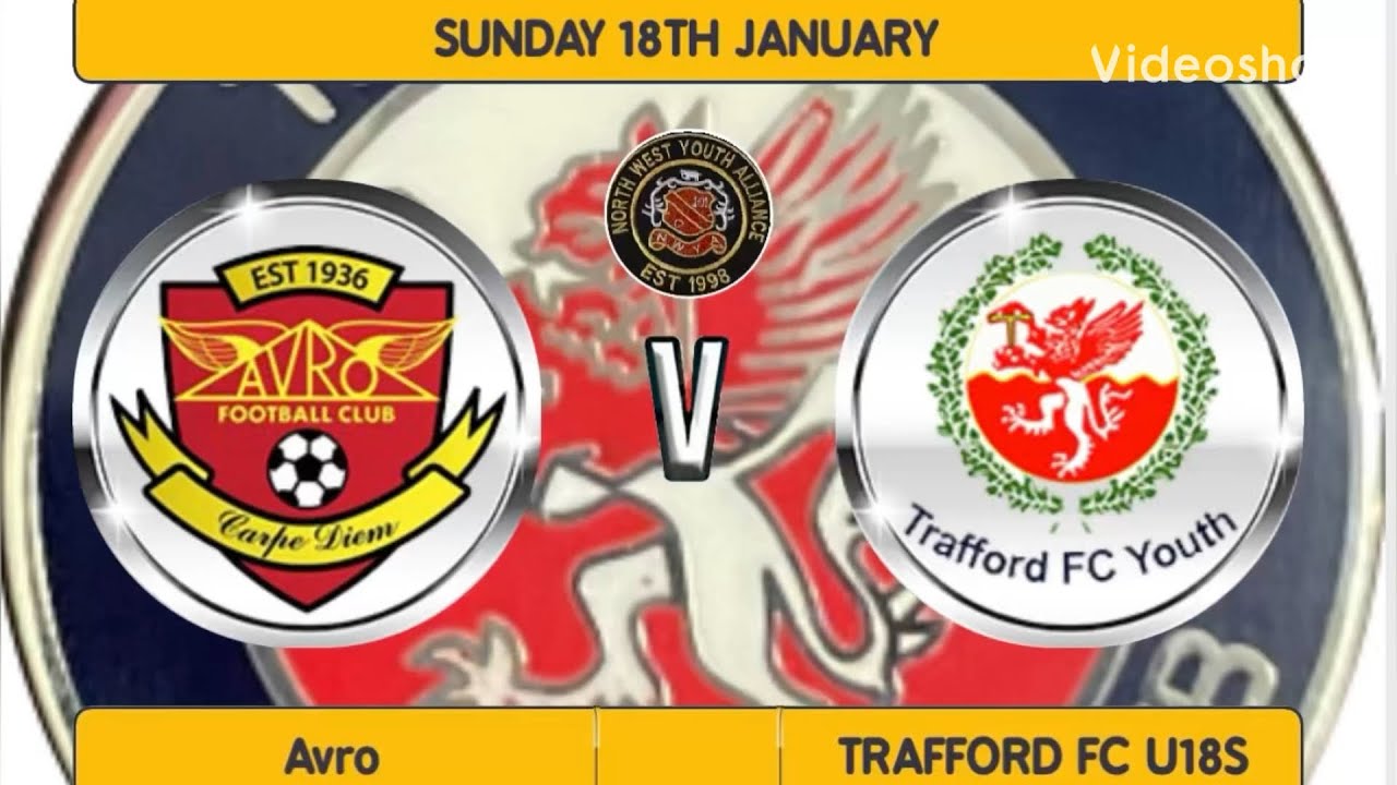 Trafford FC u18s v Avro u18s, NWYA League Prem, 18/01/2026 - YouTube