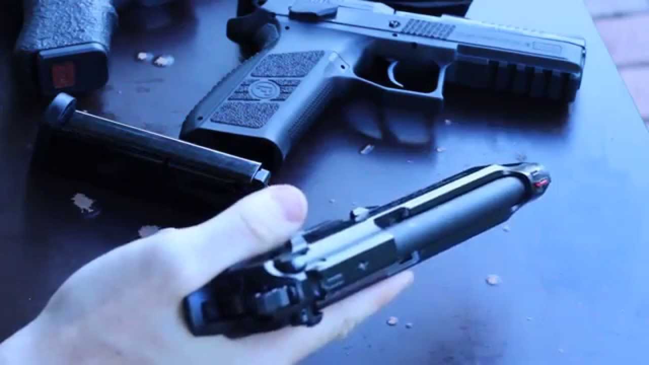 How To Rack A Semi Automatic Pistol-CZ 75 Derivative - YouTube
