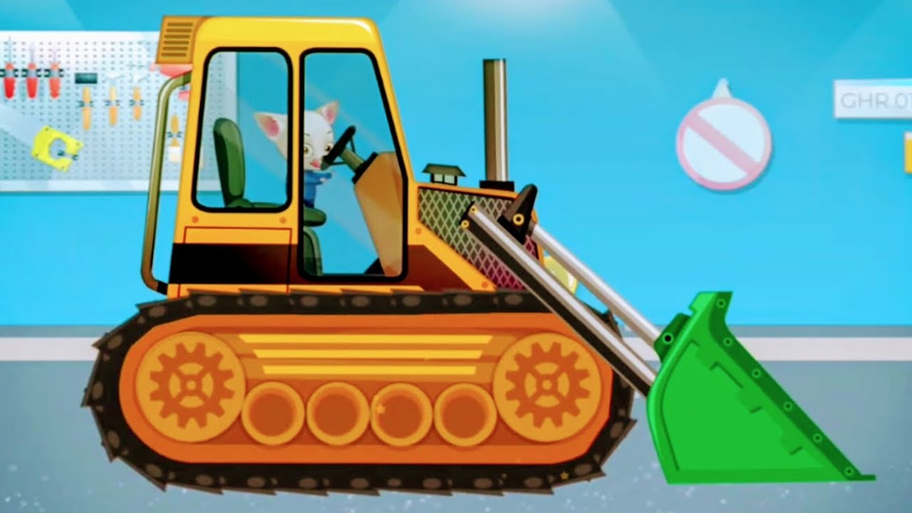 Bulldozer|formation and uses|puzzle games for kids|construction ...