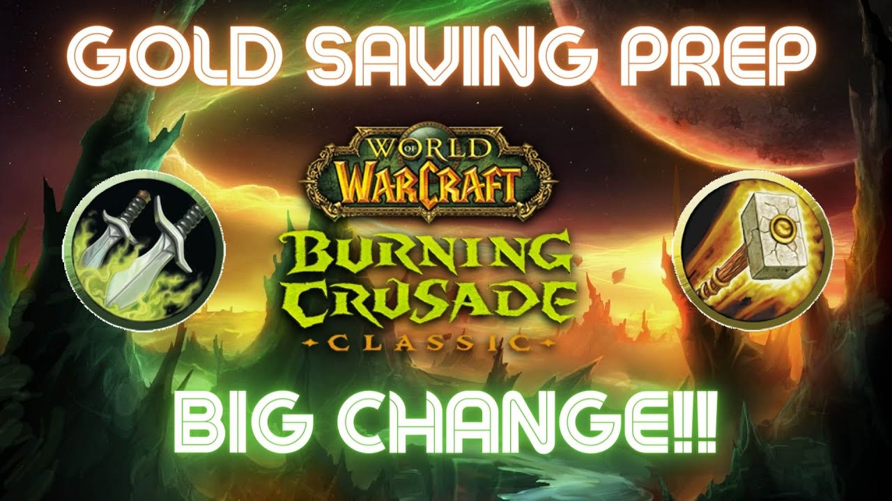 TBC Gold Saving Prep + A Big Change Coming! - YouTube