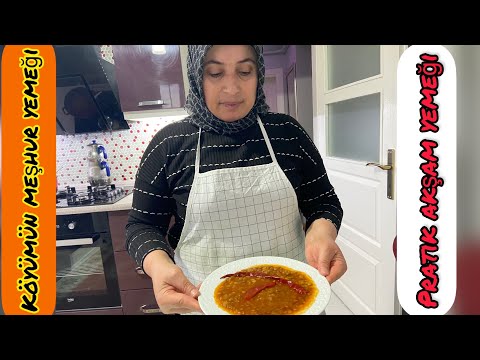 📣BİZİM KÖYÜN yeşil mercimek yemeği nasıl pişirilir?😋ÇOK İSTEDİNİZ YAPTIM‼️TÜM PÜF NOKTALARIYLA✅