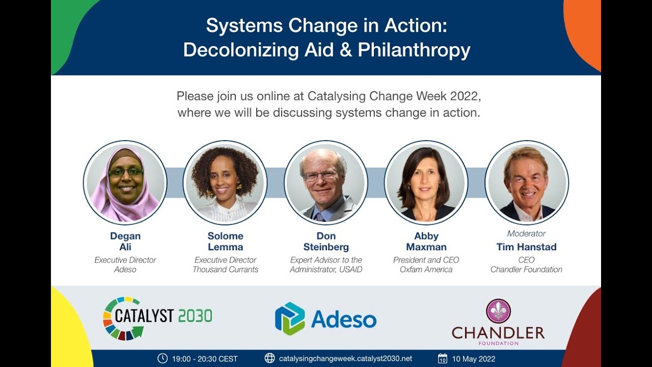 Systems Change in Action Decolonizing Aid & Philanthropy - YouTube