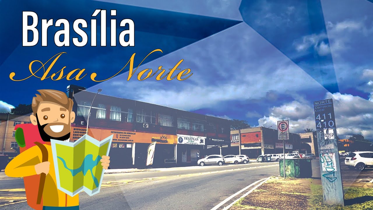 ASA NORTE, Caminhando por Brasília, Comercial 410/411 Norte - YouTube