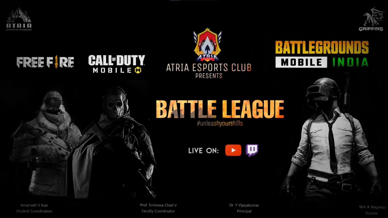 BATTLE LEAGUE Trailer #unleashyourskills | Atria Esports Club - YouTube