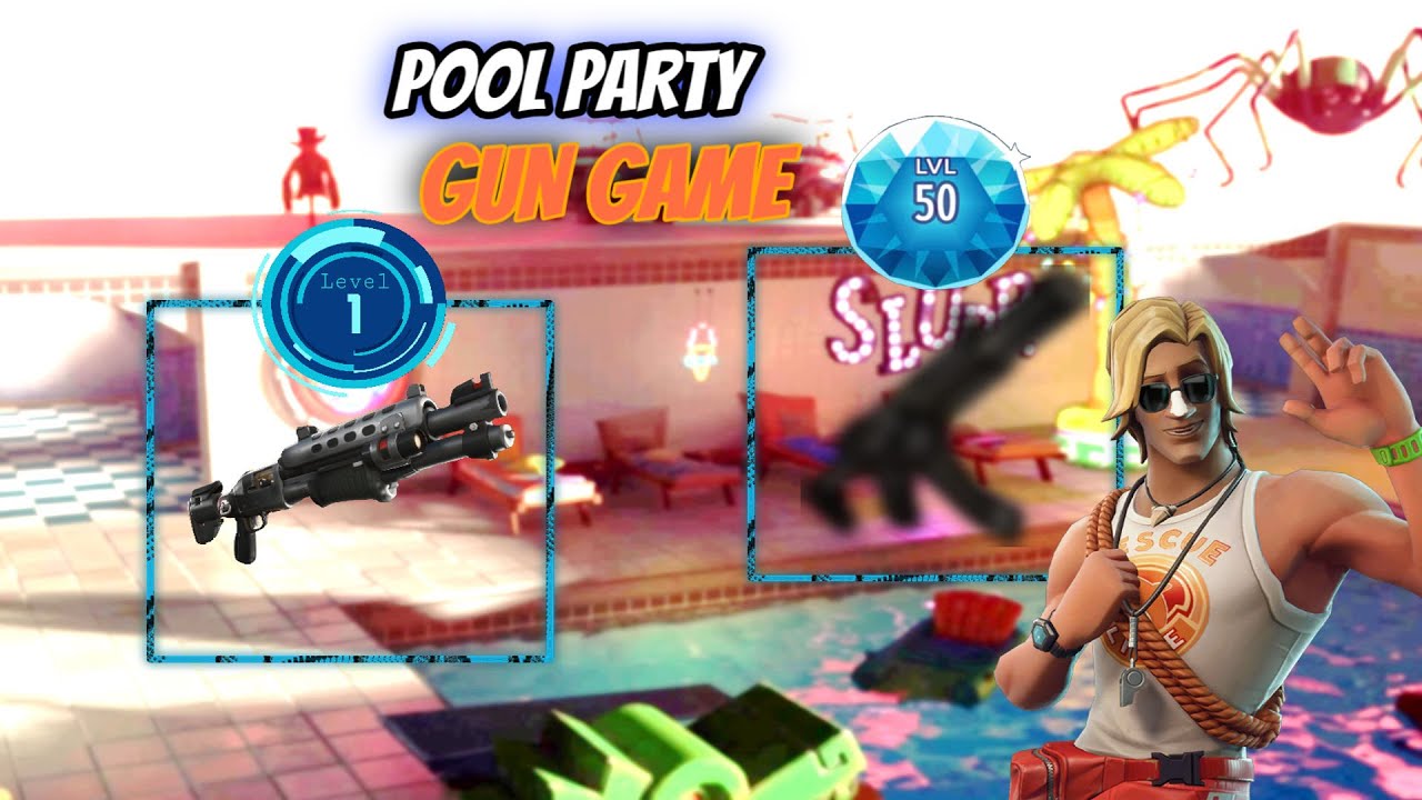 Pool Party Gun Game Map Trailer - YouTube