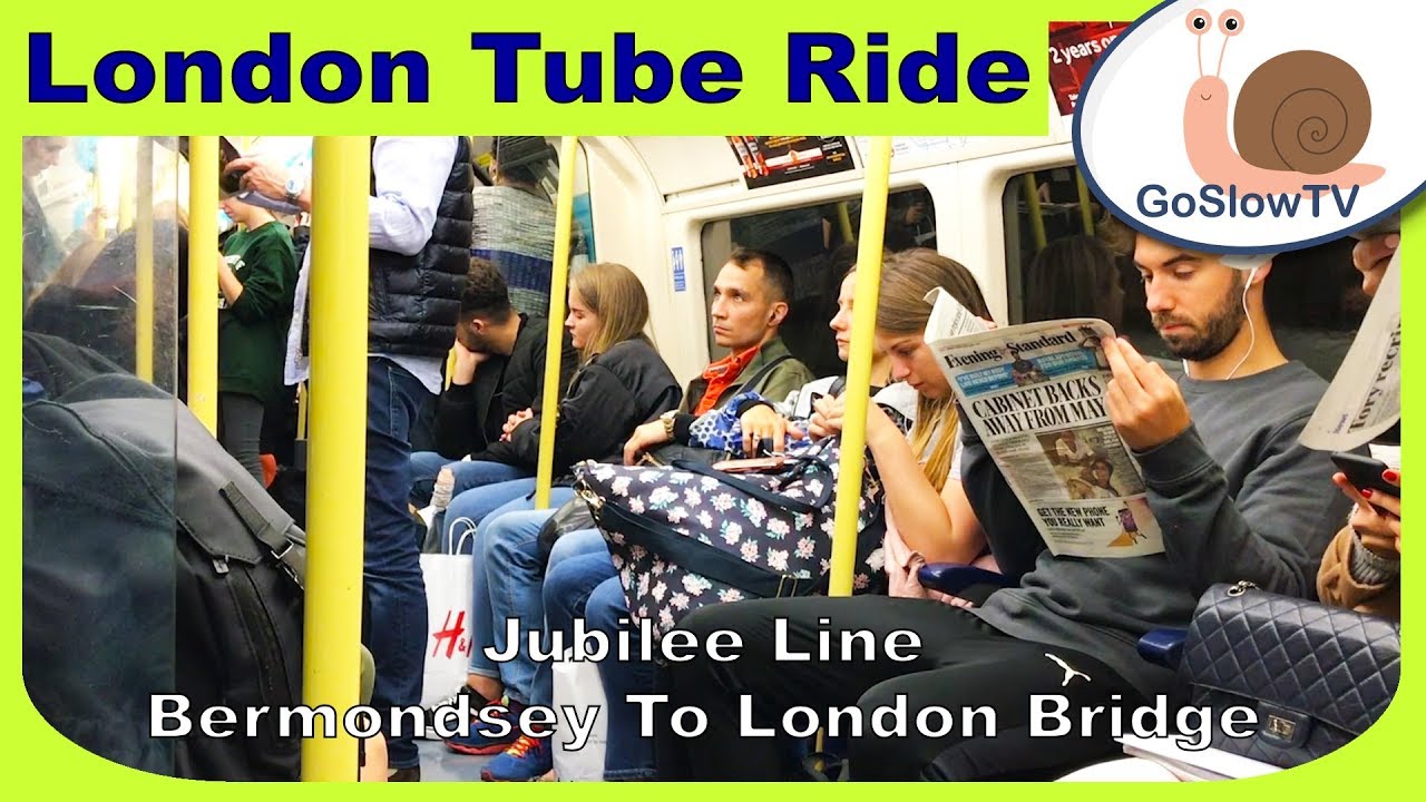 London Underground Tube Ride | Bermondsey To London Bridge | Jubilee ...