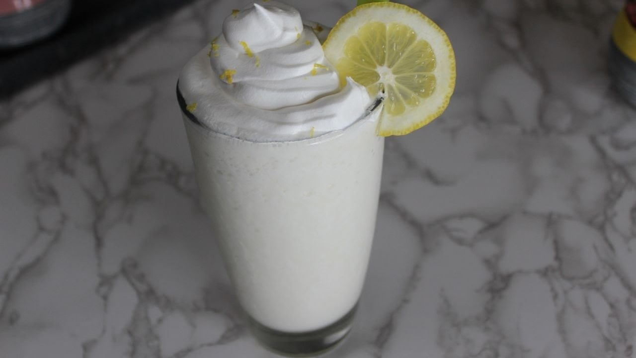 Creamy Lemon Flavored Milkshake! ~Tasty & Quick Recipes - YouTube