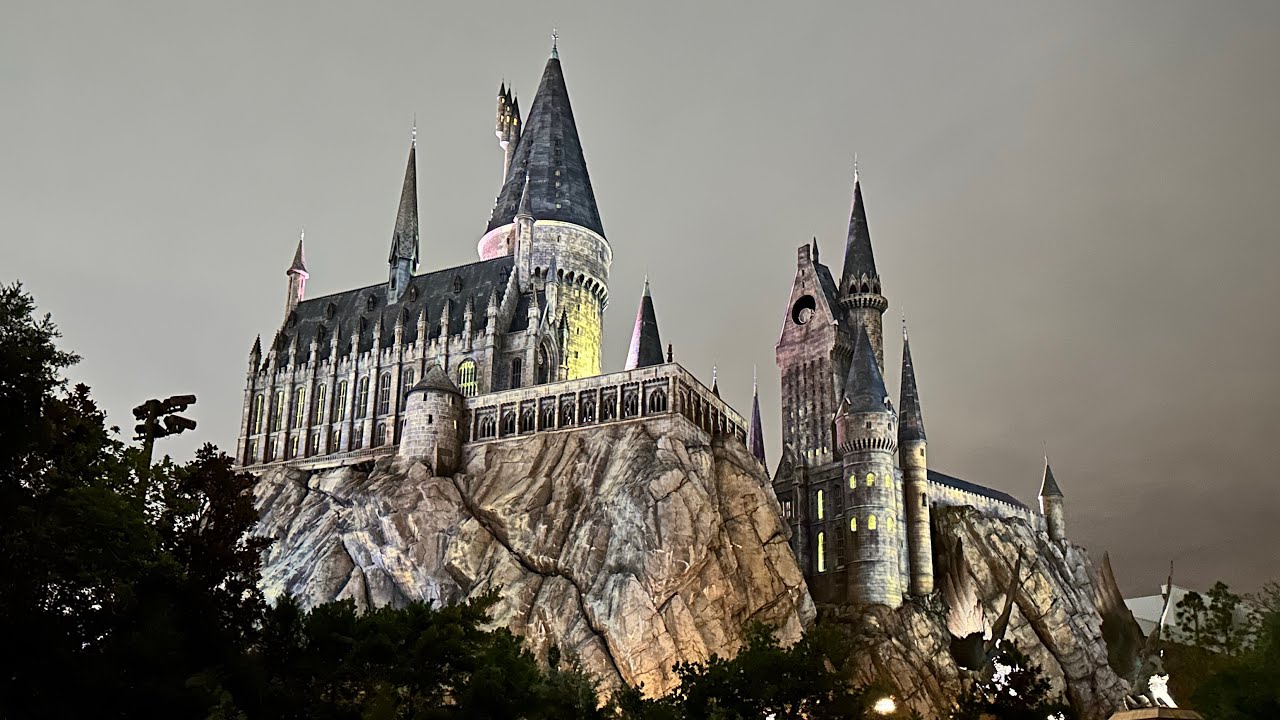 Hogwarts castle show | 4k 60fps full HD | Harry Potter | wizarding ...