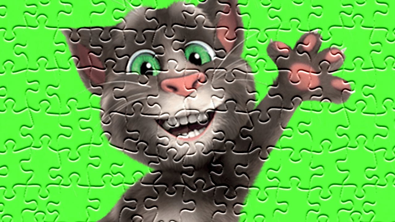 Cute Talking Tom Puzzle Game For Smart Kids! - YouTube