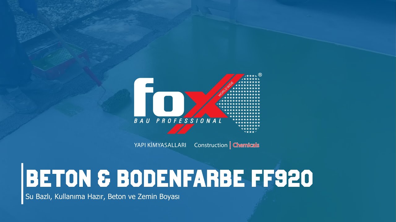 Beton ve Garaj Zemin Boyası | Beton&Bodenfarbe FF920 - YouTube