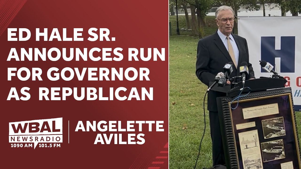 Angelette Aviles: Ed Hale Sr. Announces Run For Maryland Governor As A ...