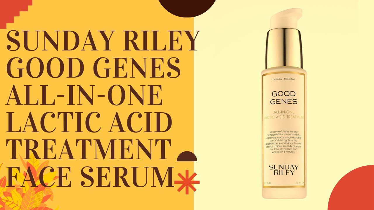 Amazoncom Sunday Riley Good Genes All in One Lactic Acid Treatment Face ...