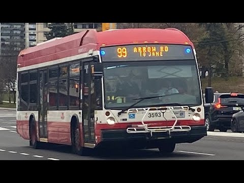 TTC Nova bus LFS HEV #3593 - YouTube