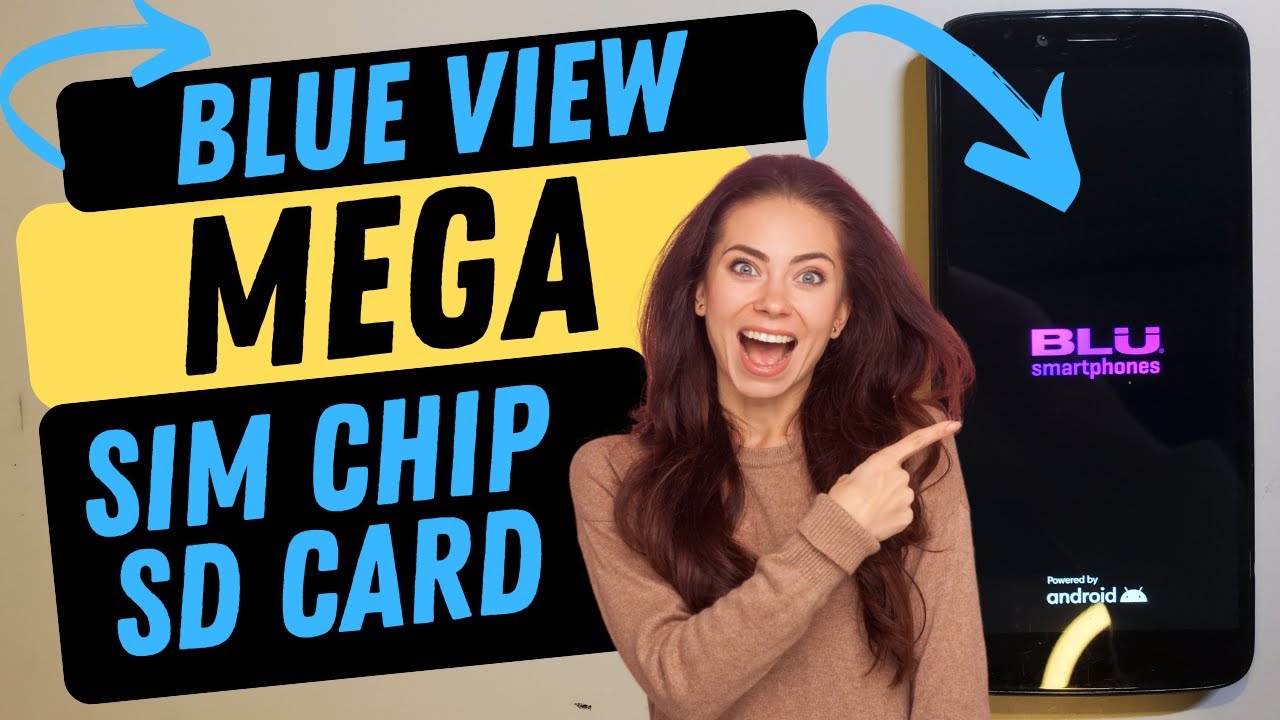 Blu View Mega How to Remove the Back Cover to Add an SD Card or Change ...