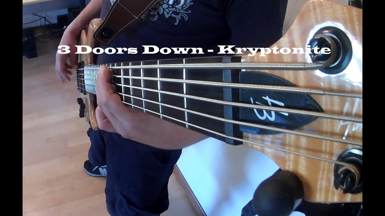 3 Doors Down - Kryptonite [Bass Cover] - YouTube