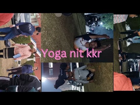 Yoga class at nit kkr (kurukshetra) with seniors. 😅 ️💖😉💫🔥🔥#vlog # ...
