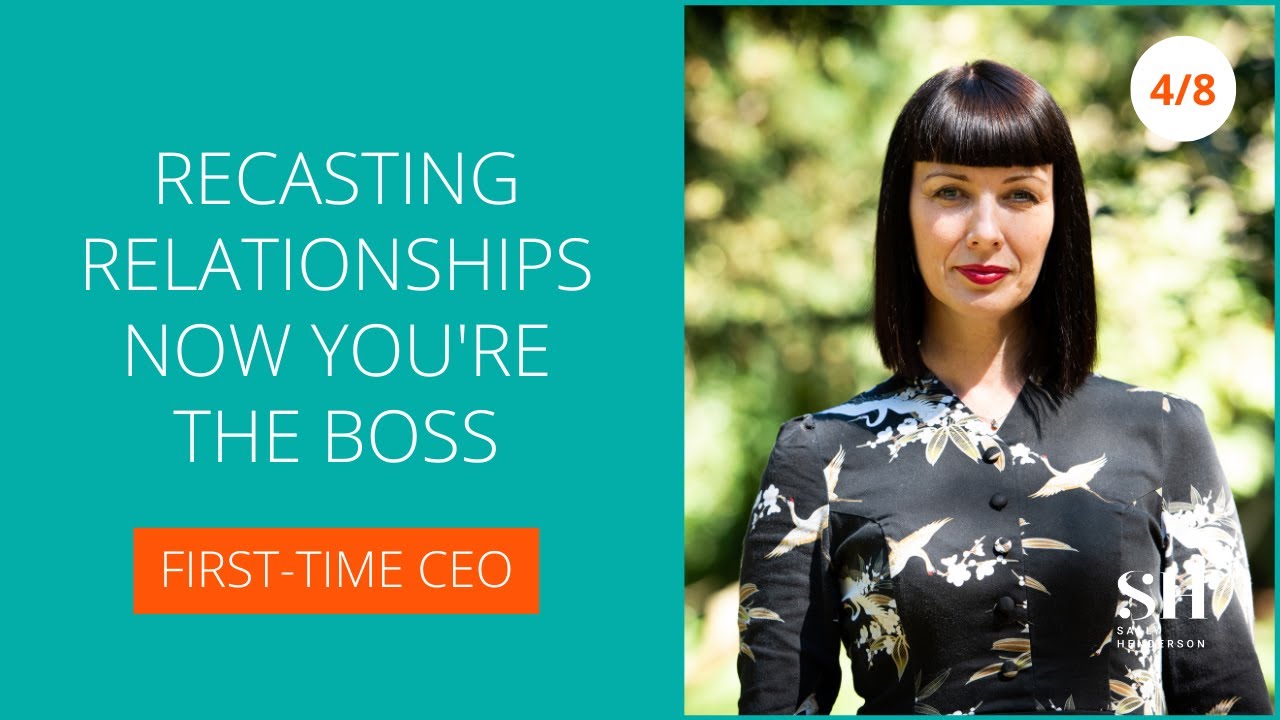 First-Time CEO: Recasting relationships now you’re the boss | 4/8 ...