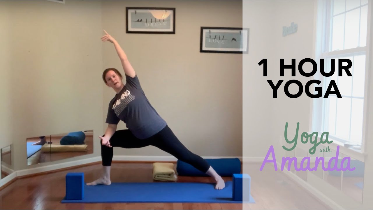Yoga 1-Hour Workout | Yoga with Amanda - YouTube
