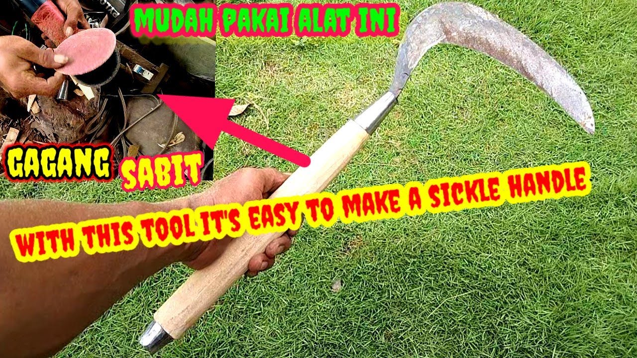 sickle hilt from handmade wood#sicklehandle#ketutdarmanto - YouTube