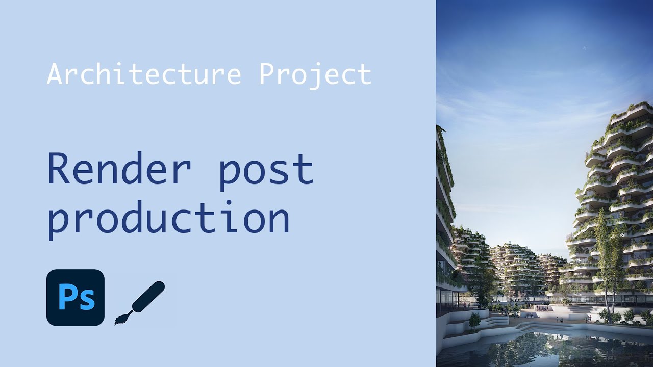 post production architecture render - YouTube