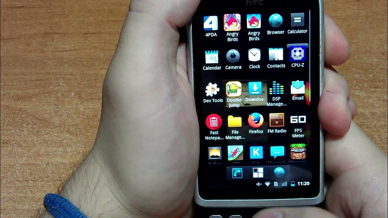 HTC Desire - телефон-легенда из 2010 | Сборка, тест в интернете и играх - YouTube