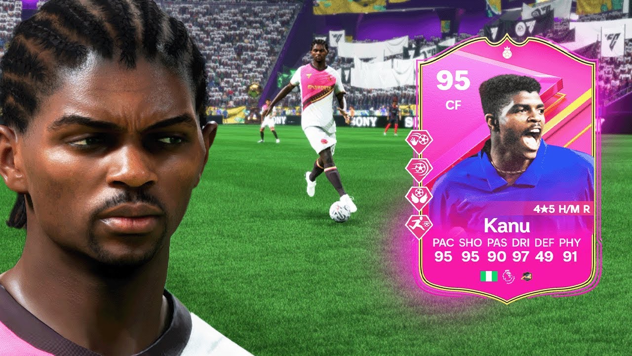 95 FUTTIES HERO KANU SBC PLAYER REVIEW | EA FC 24 ULTIMATE TEAM - YouTube